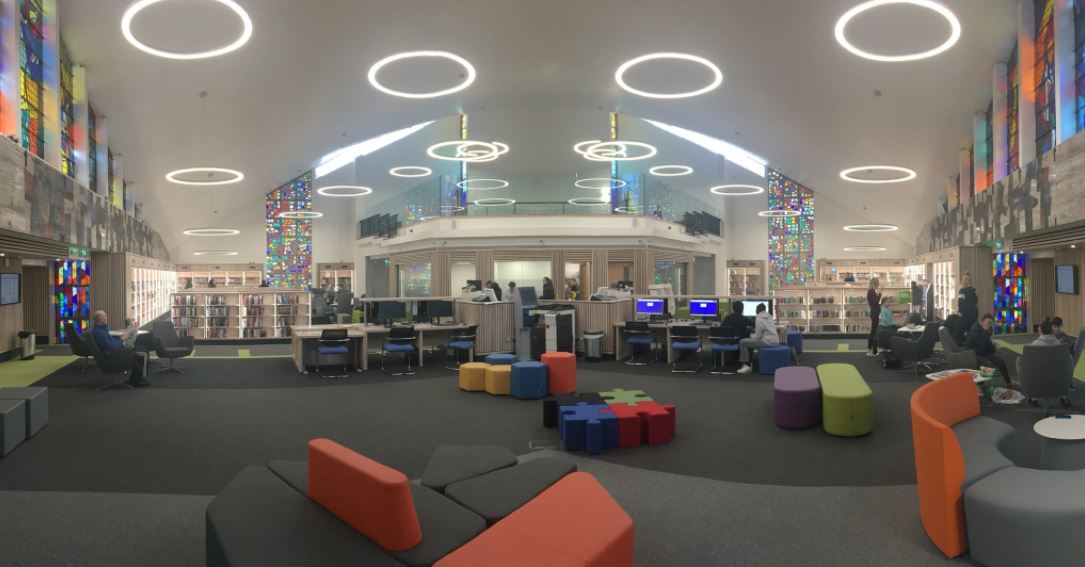 Athy Community Library - Ireland's newest modern library - Work Rest Play